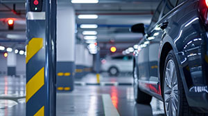 Secure parking garage access via fingerprint scan, vehicle safet - Safe ...